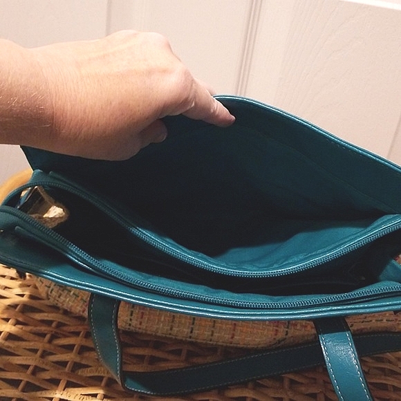 Rosetti | Bags | Fall Sale Euc Rosetti Pu And Fabric Handbag Purse Bag ...